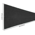Yescom 50x6 ft Wind Shield Privacy Screen Sun Shade Fence Fabric Mesh ...