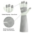 HANDLANDY Pruning Gloves Long for Men & Women, Thorn Proof Rose Pruning Gloves Leather Gauntlets ...