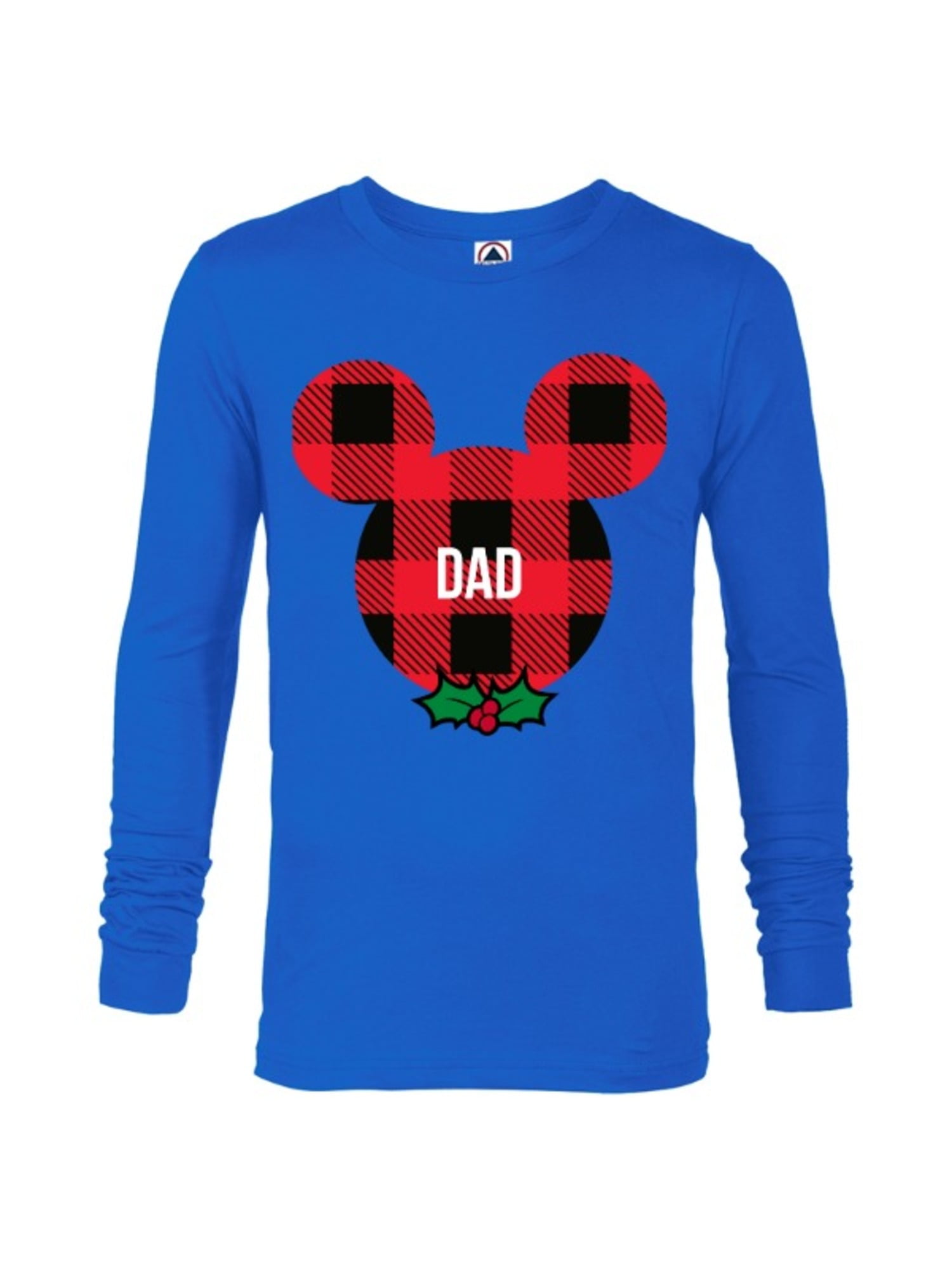 Disney Mickey Mouse DAD Holiday Family - Long Sleeve T-Shirt for Men ...