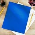 Pen+Gear Blue Letter Size 2-Pocket Paper Folder with Inside Pockets and ...