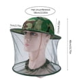Fishing Cap Head & Face Protector Anti-Insect Net Yarn Hat Bucket Hat ...