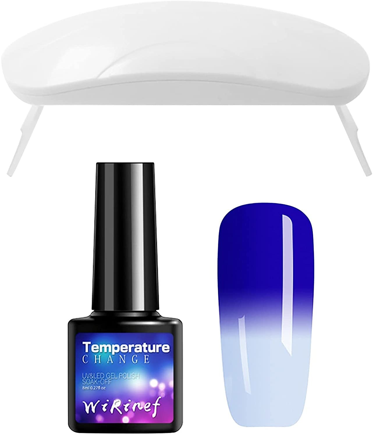 Cara Lady 8ml Gradient Gel Nail Polish With Led Nail Lamp Fashion Kit ...