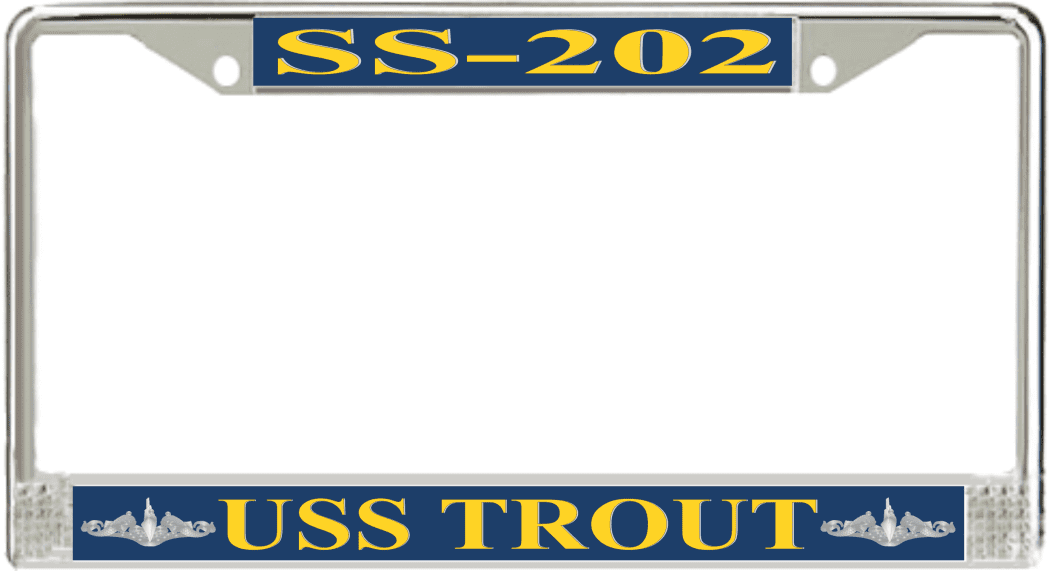 USS Trout SS-202 License Plate Frame - Walmart.com