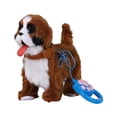Electronic Walking Puppy Toy - Interactive Plush Dog with Leash,Barking ...