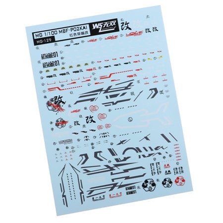1 Set Model Decals Water Slide Stickers For MG 1:100 Gundam Models Tool ...