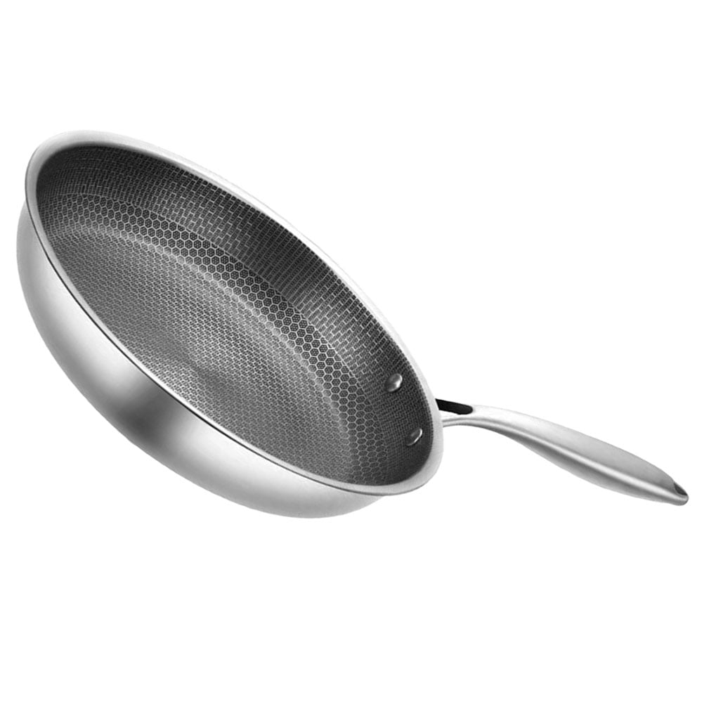 Click here for Exhumky Honeycomb Skillet Frying Pan Stainless Ste... prices