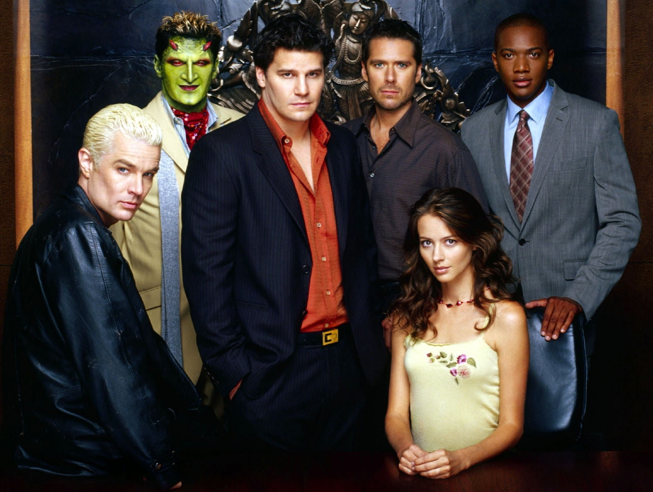 Angel Cast Poster Portrait Boreanaz Marsters Art Poster 24x36 Multi ...