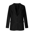 Asdoklhq Winter Coats For Women Flash Deals Womens Bussiness Casual Blazers Open Front Long