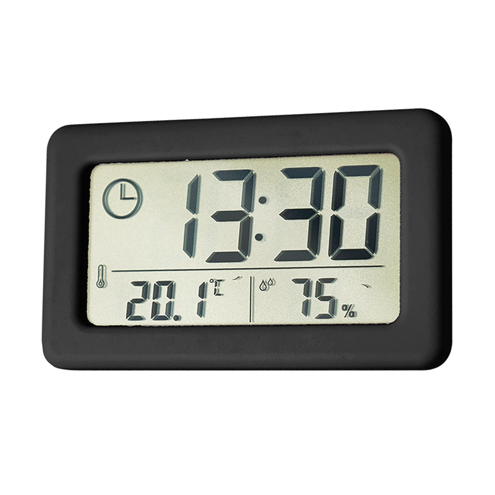 Lightweight Digital Clock Temperature Hanging Mute Display Humidity ...