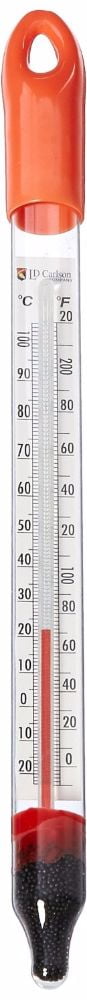 Brew craft 9" Glass Floating Thermometer Homebrew Beer - Walmart.com