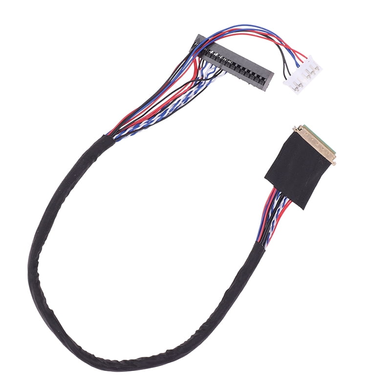 40 Pin 1 Channel 6 Bit LED LCD LVDS Screen Cable For Display ...