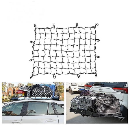 Black Mesh Net Cargo Trunk Storage Organizer Trunk Luggage Fixed Net ...