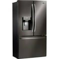 LG LRFS28XBD 27.7 Cu. Ft. Black Stainless Steel French Door Smart Refrigerator - Walmart.com