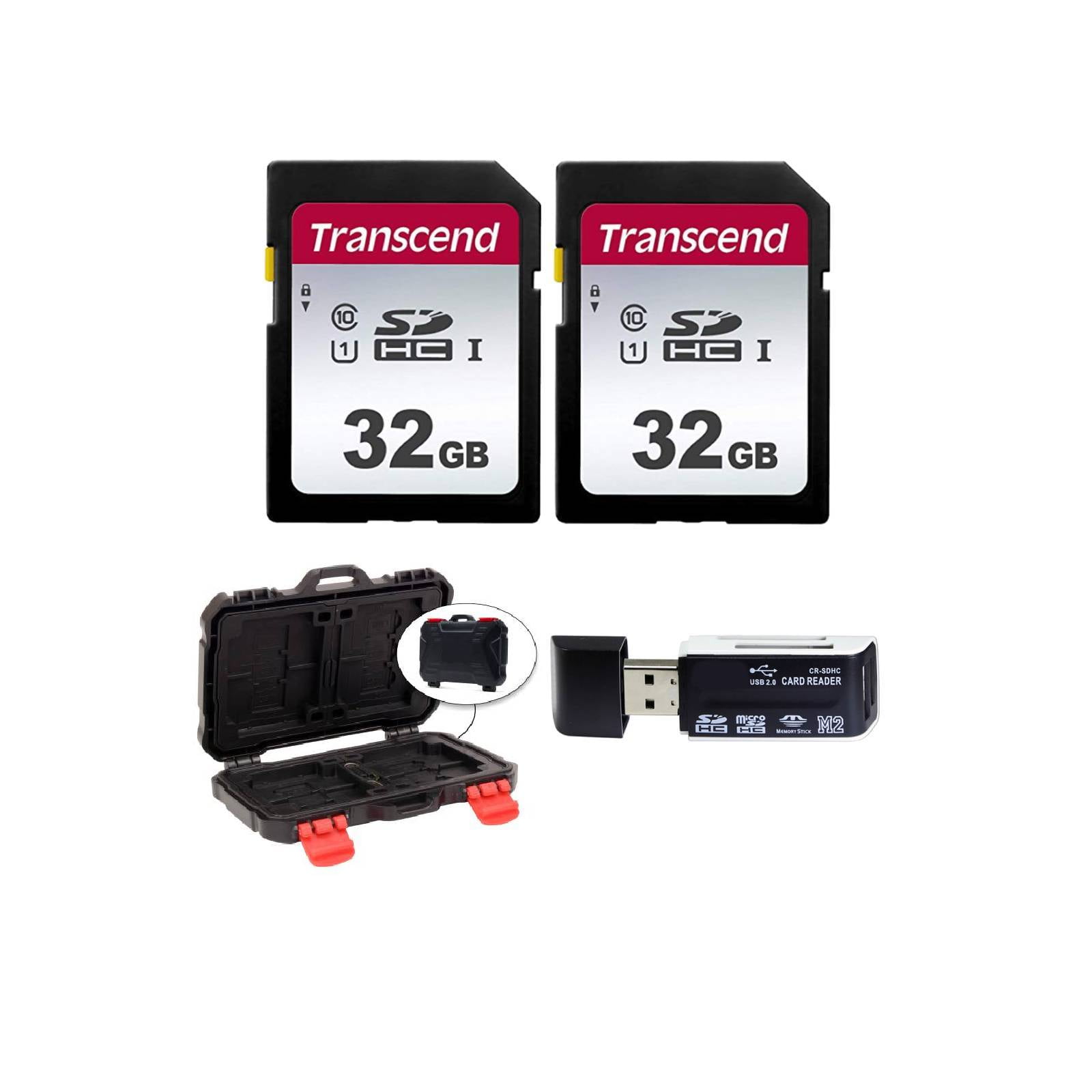 Transcend TS32GSDC300S 32GB UHS-I U1 SD Memory Cards + - Walmart.com