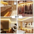 PYYAN-Warm White LED Strip Light,16.4 ft Dimmable Bright Rope Light ...