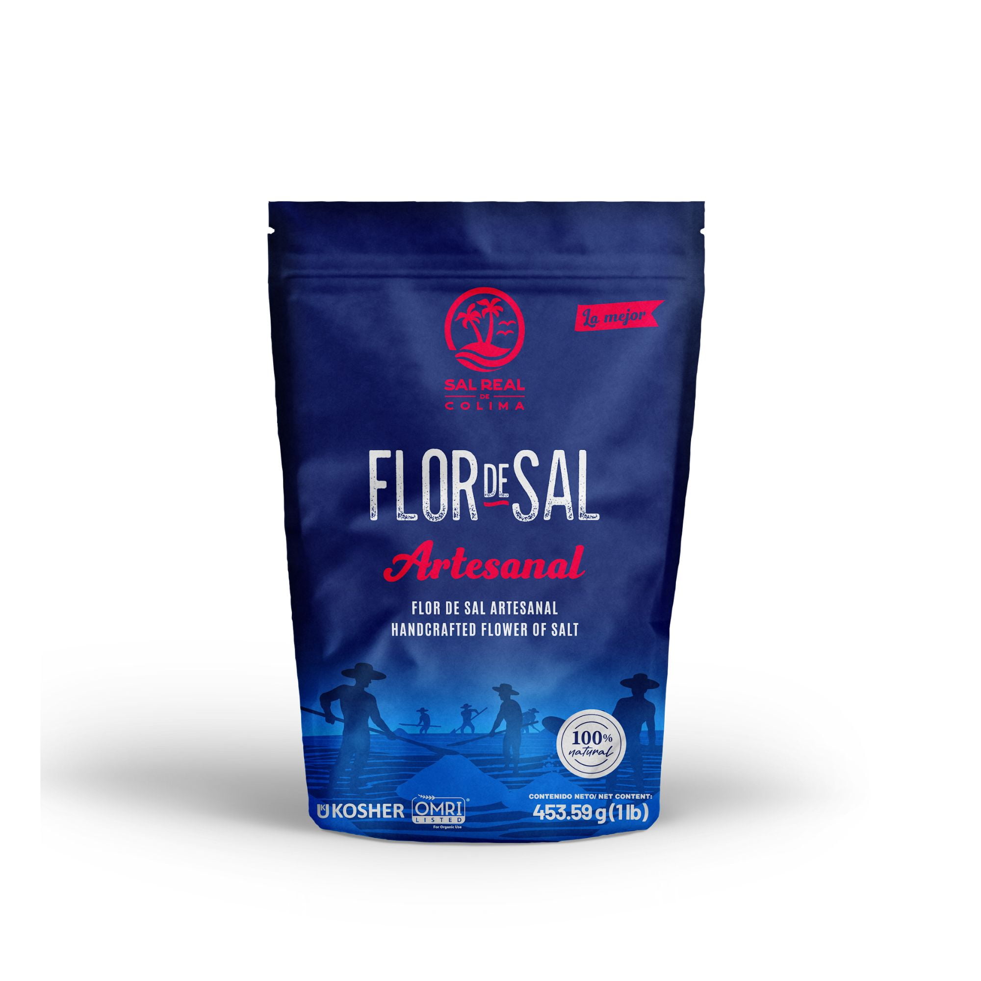 Flor de Sal gourmet Sal Real de Colima Ziploc 1 lb | Walmart en línea