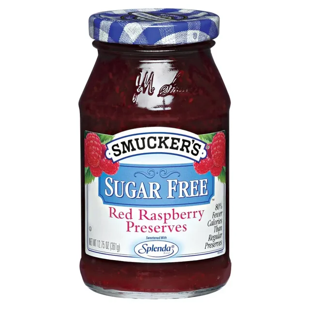 Smuckers Sugar Free Red Raspberry Preserves, 12.75-Ounce (Pack Of 6 ...