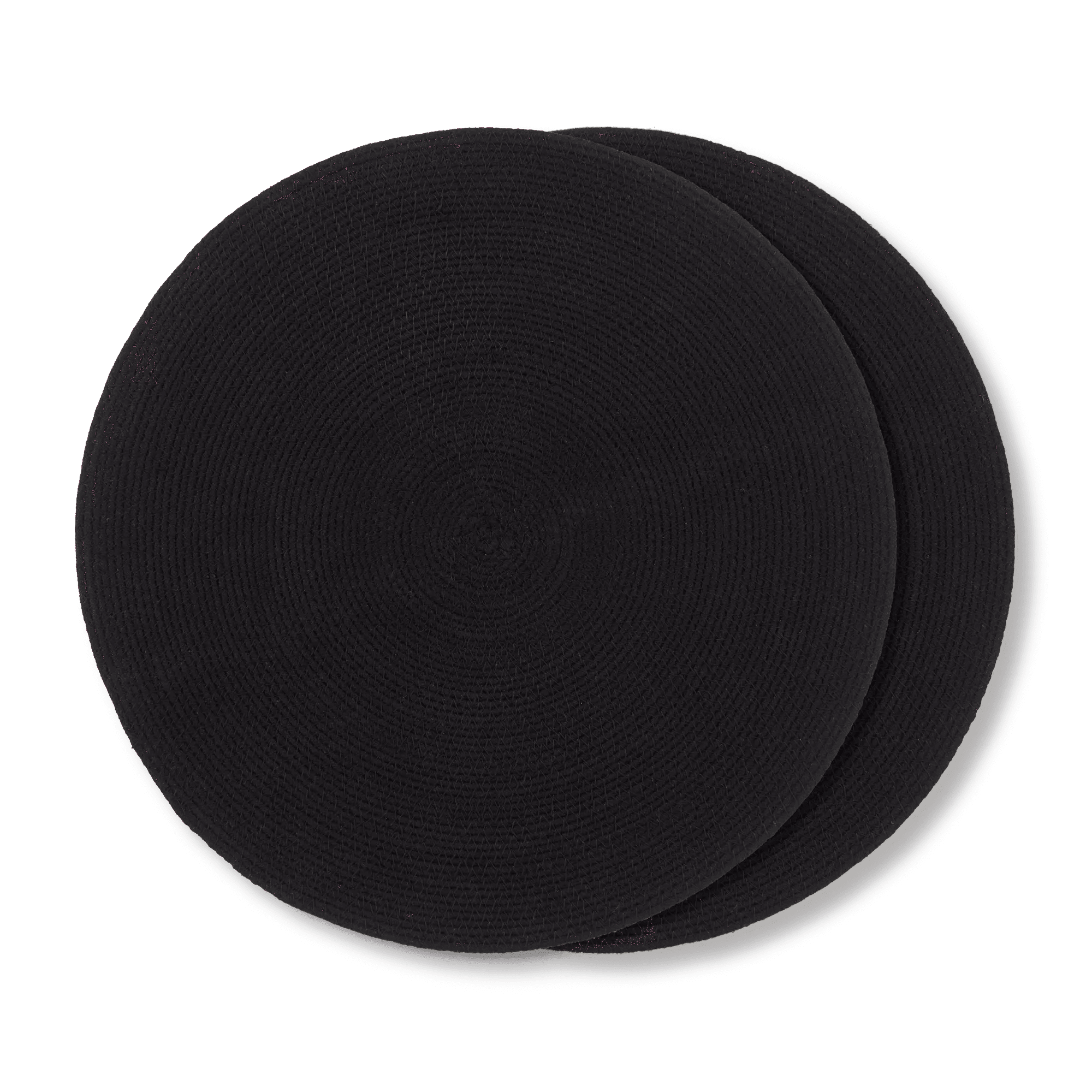 Click here for Bouclair Black Set Of 2 Round Placemats 15 prices