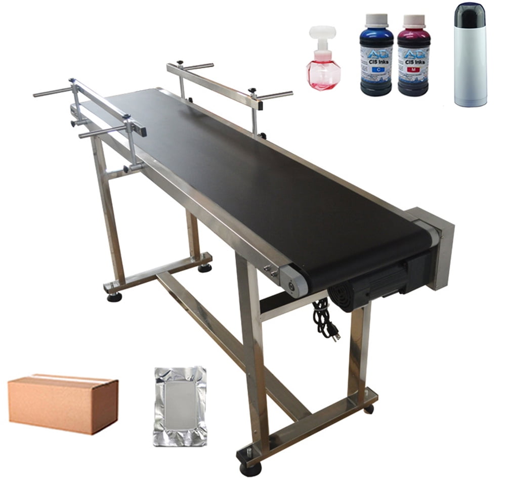 INTBUYING 59x15.7inch PVC Belt Conveyor Industrial Transport Belt ...