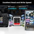 XQD 64GB Memory Card 5X Tough MLC XQD Flash Memory Card High Speed G ...