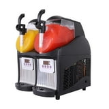 300W Double Tank Slush Machine 2.5L Ice Cream Maker 300W Snow Melting ...