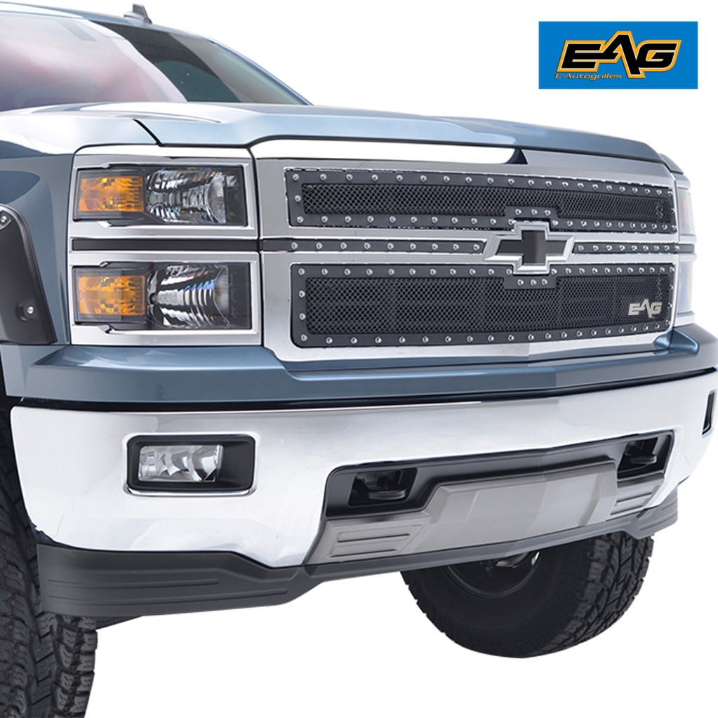 EAG Mesh Grille Insert Fit for 14-15 Silverado 1500 - Walmart.com