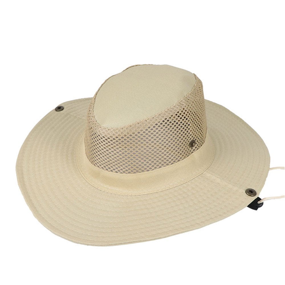 Click here for Generic Wide Brim Sun Hat Summer Mesh Bucket Cap U... prices