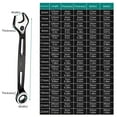 DualUse Plums Blossoms Open End Ratchets Wrenches 6mm-22mm Combination ...