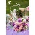 Artificial Flowers Blush & Purple DIY Bouquet Centerpieces Wedding Home ...
