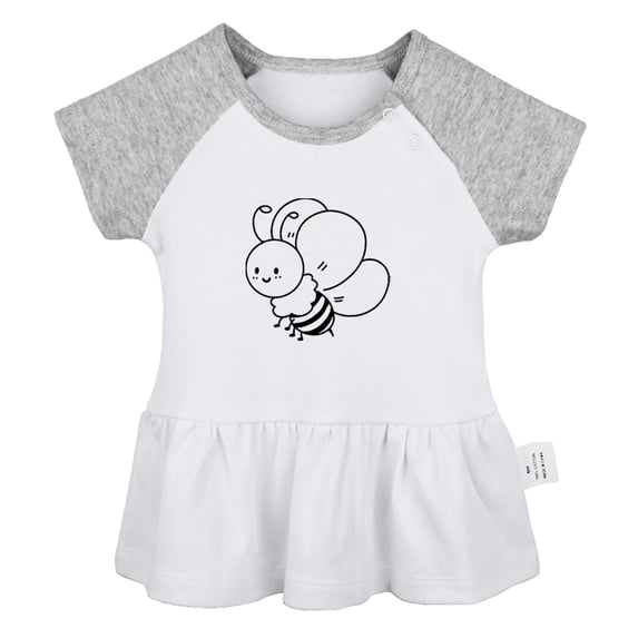 Animal Bee Sweet Pattern Dresses For Baby, Newborn Babies Skirts ...