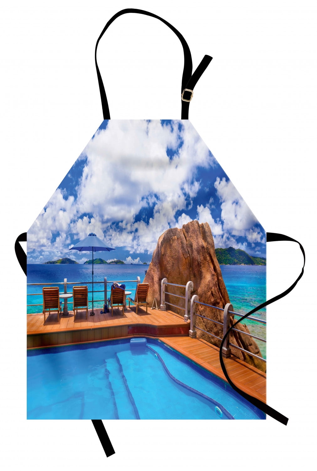Beach Apron Relaxation Journey Vacation Holiday Resort Rock And Ocean ...