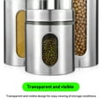 VORCOOL 3 Pcs Food Storage Canisters, Stainless Steel Jars with ...