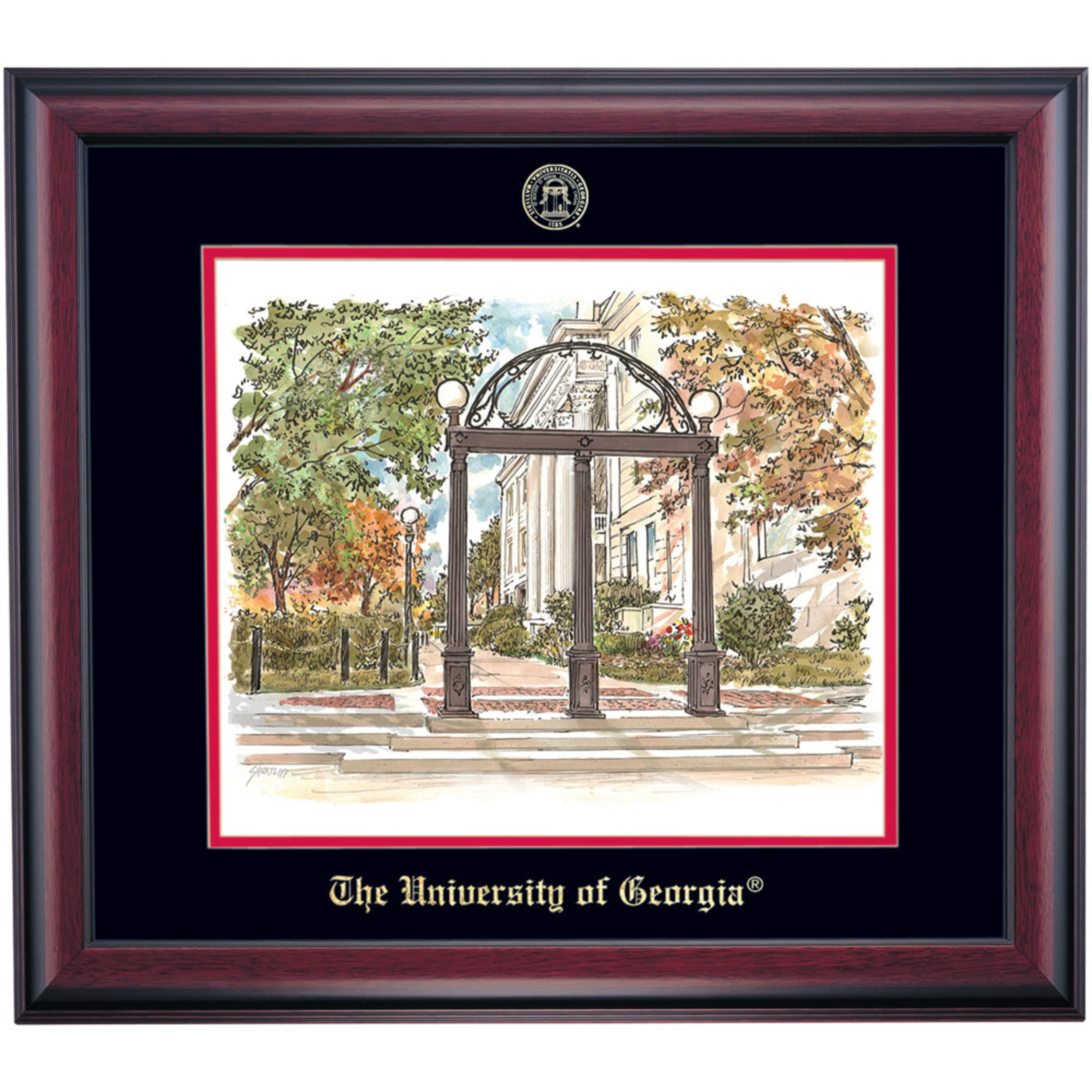 OCM Prestige Framed Artwork for University of Georgia UGA | Arch ...