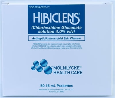 Hibiclens Antiseptic & Antimicrobial Skin Cleanser, 15mL Individual ...