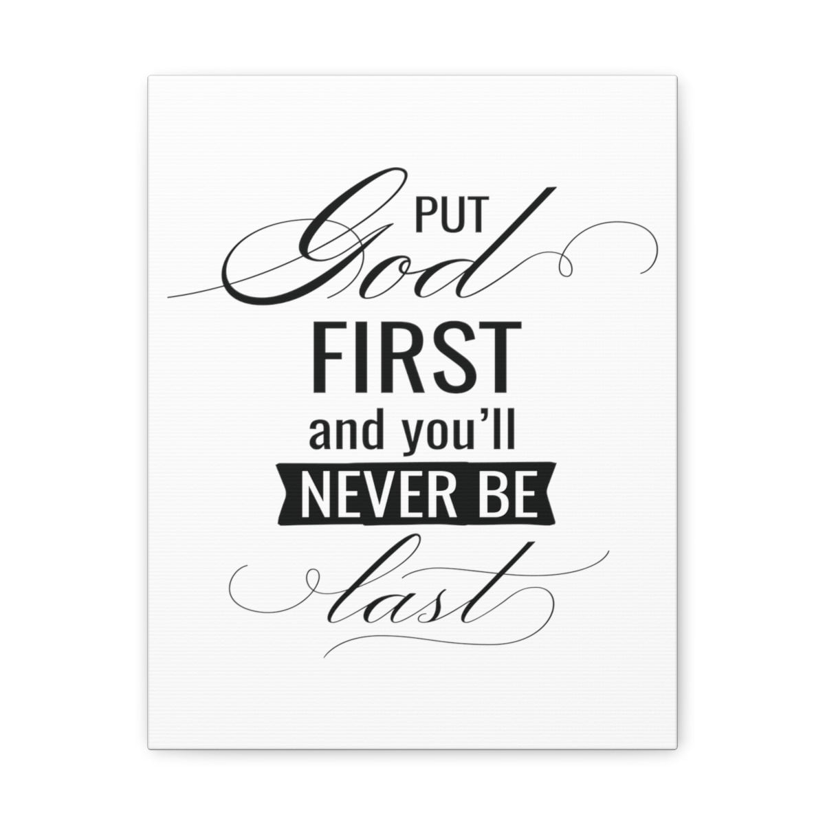 Scripture Walls Put God First Matthew 6:33 Simple Christian Wall Art ...