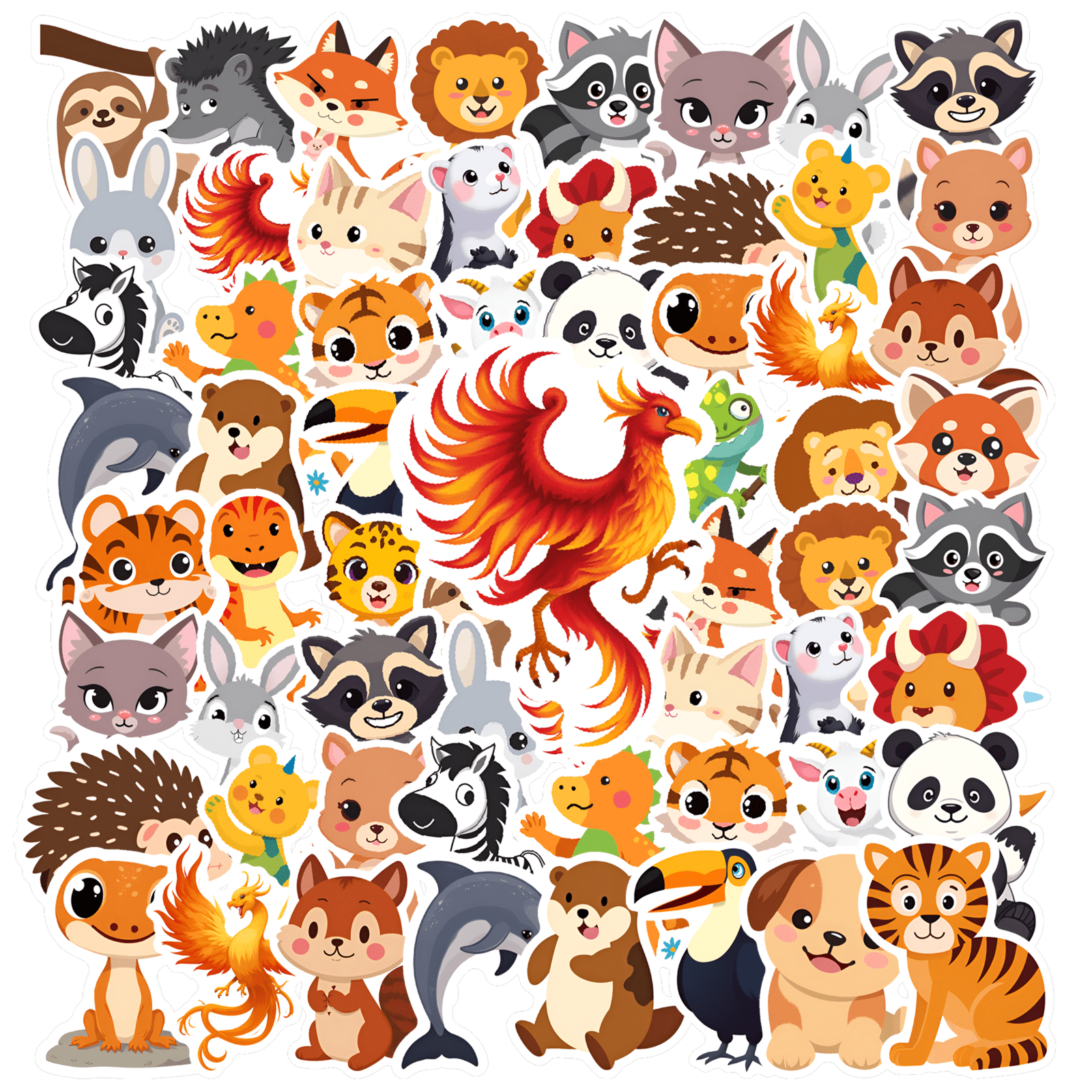 Click here for Yezdix 35pcs-50pcs Adorable Animal Stickers Cartoo... prices