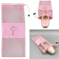 Breathable Dance Shoes Drawstring Bag Shoe Storage Pouches With Easy ...