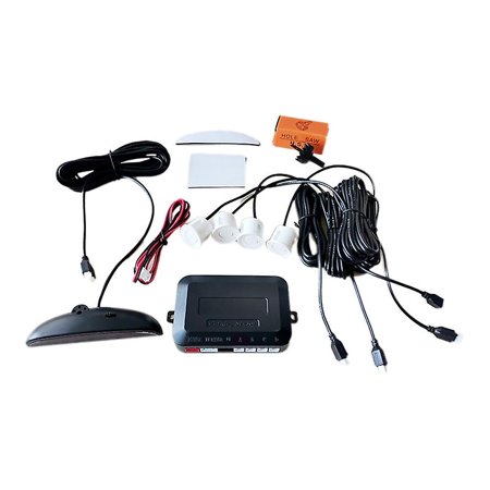 Dc 12v Car Parking Sensor Kit Universal 4 Sensors Buzzer Reverse Backup ...