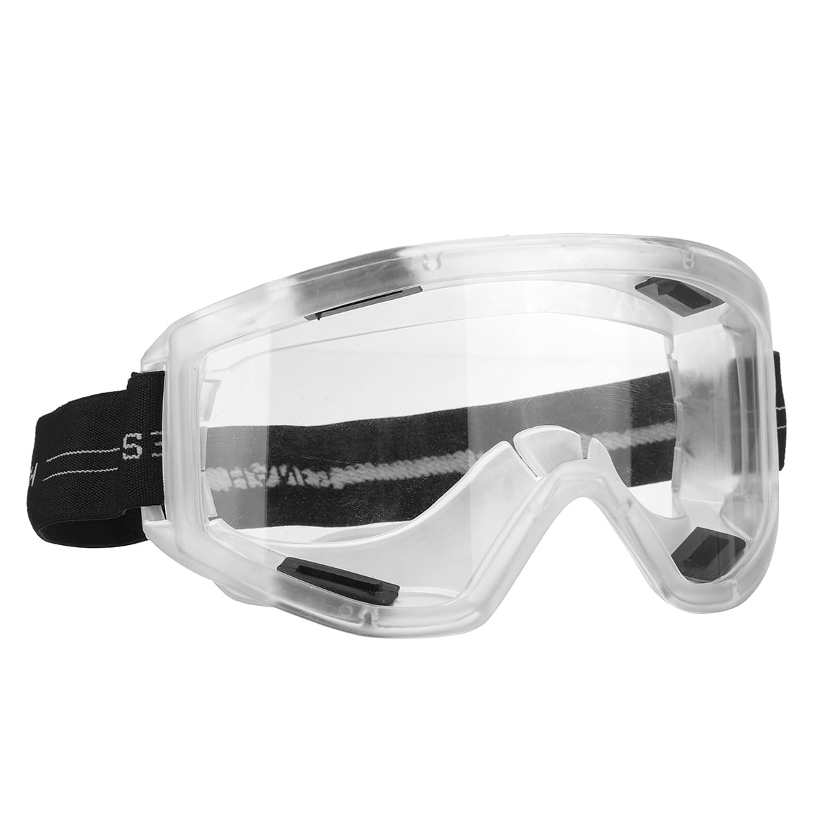 Transparent Lens Goggles Eye Protective Safety Glasses Anti-Fog ...