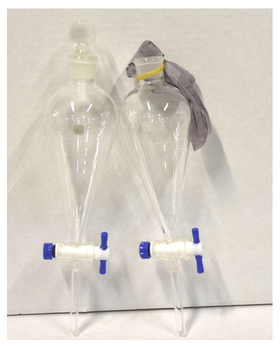 Bomex Glass 100ml Conical Separatory Funnel Glass Stopper and Petcock ...