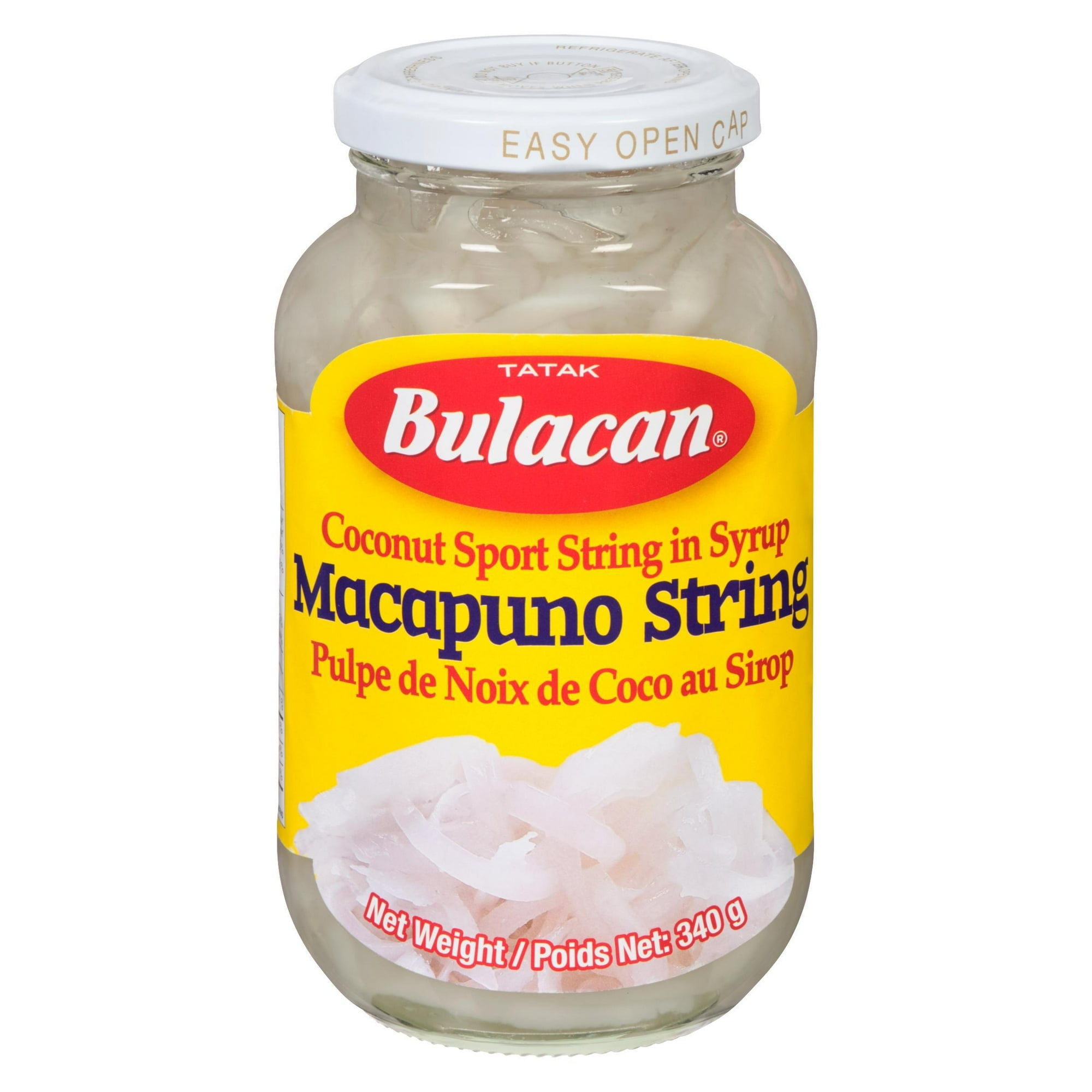 Bulacan Macapuno String in sweet syrup 340g per Bottle, Bulacan ...