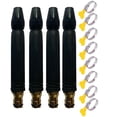 4 Pack High Pressure Power Washer Nozzles with 8 Hose Clamps Bundle for ...