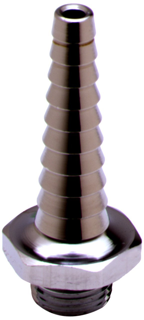 T&S Brass B-0198 Outlet with Serrated Tip/Hose End and 3/8-Inch Npt ...