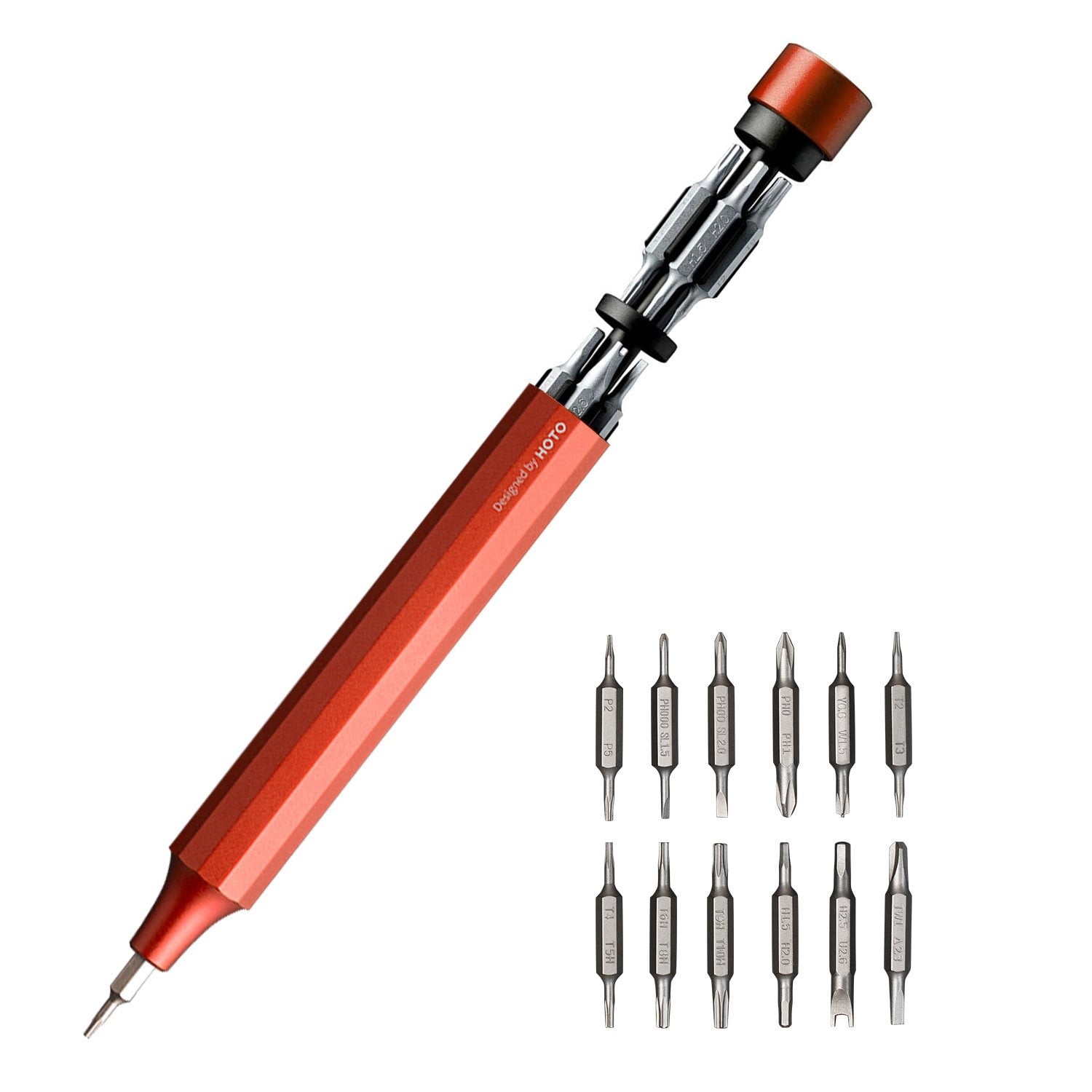 HOTO 24-in-1 Precision Manual Screwdriver Tool, Magnetic, EDC Pen ...