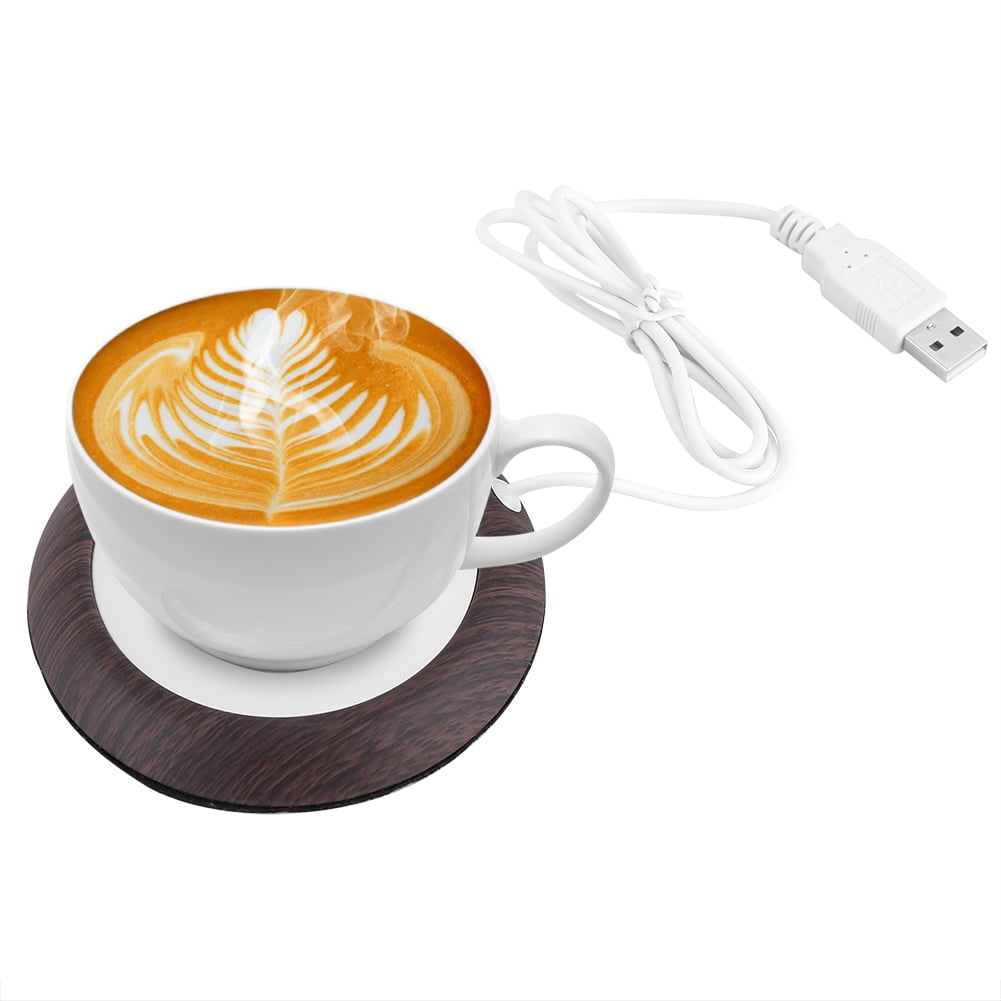 Click here for Garosa Usb Wood Grain Cup Warmer Heat Beverage Mug... prices