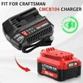 CMCB204 6000mAh Replacement Battery for Craftsman V20 Lithium Ion ...