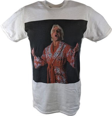 Ric Flair Red Robe Photo WWE Mens White T-shirt XL - Walmart.com
