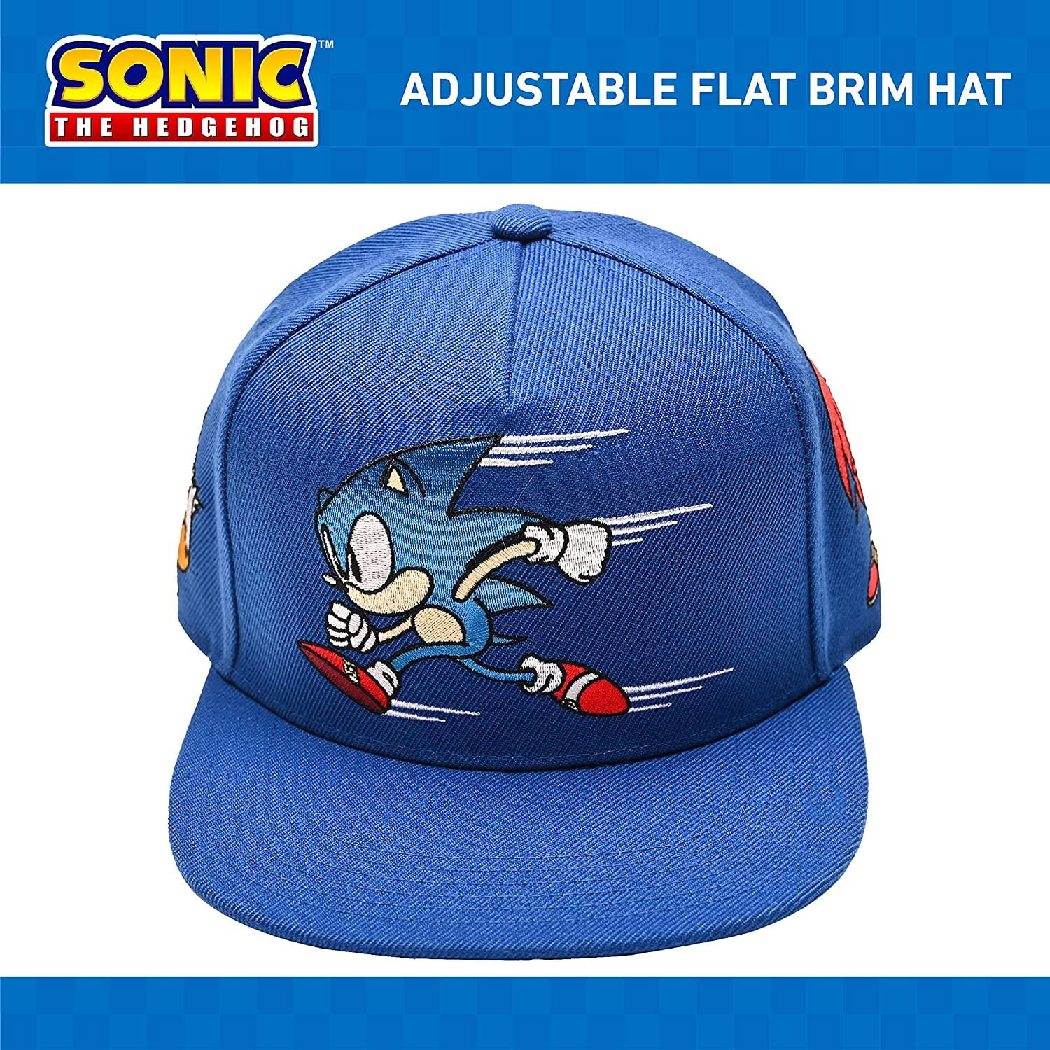 Buy SEGA Sonic The Hedgehog Baseball Hat - Featuring Sonic, Tails, and Knuckles - Official ...