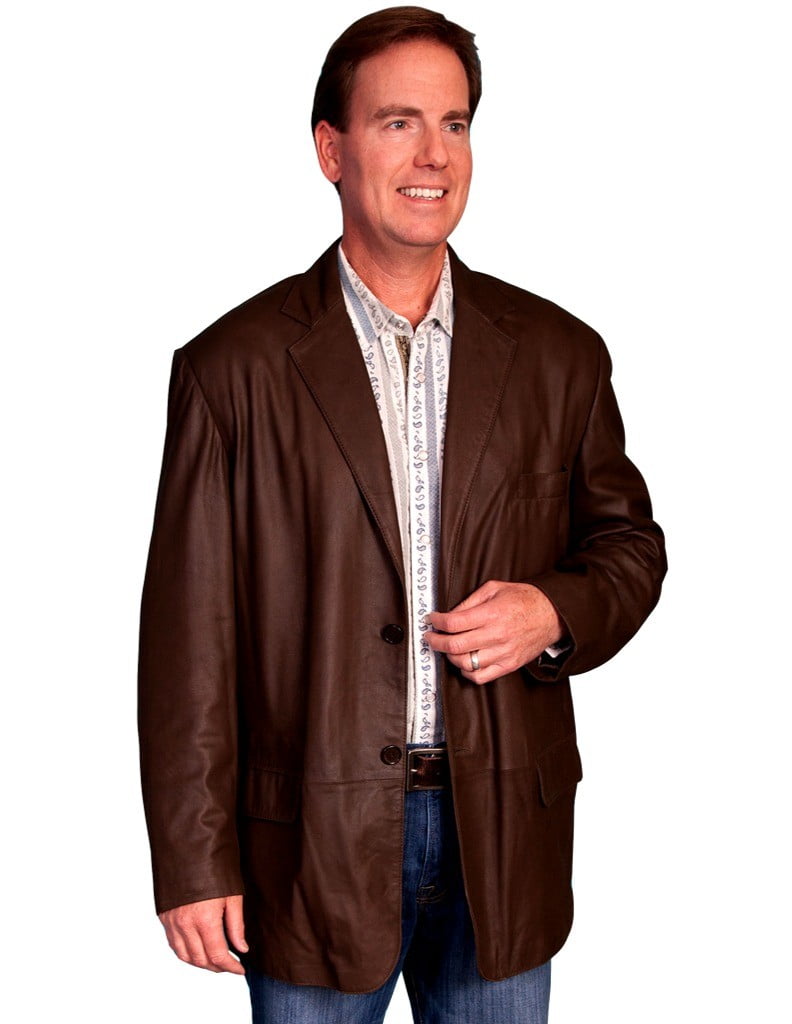 Scully Western Coat Mens Leatherwear Collection Button Front 701 ...