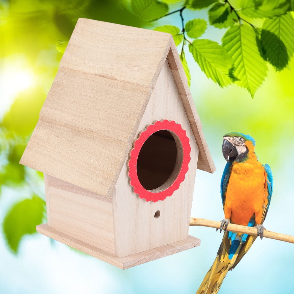 Fosa Hanging Bird Box,Bird Breeding Box,Outdoor Wooden Bird Nests House ...